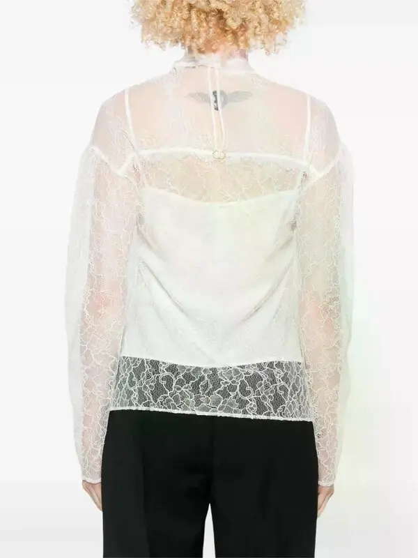 TWINSET Lace Ruffled Knitwear