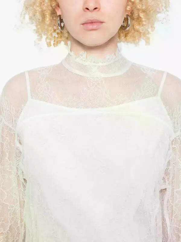 TWINSET Lace Ruffled Knitwear