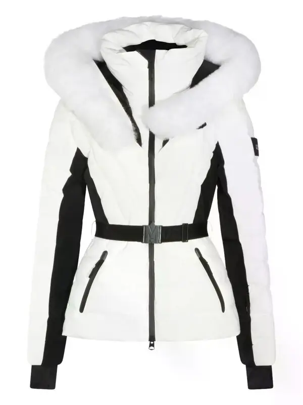 Mackage Belted-waist Ski Jacket - White
