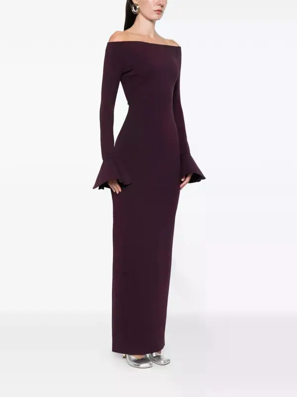 Solace London Anica Maxi Dress - Purple