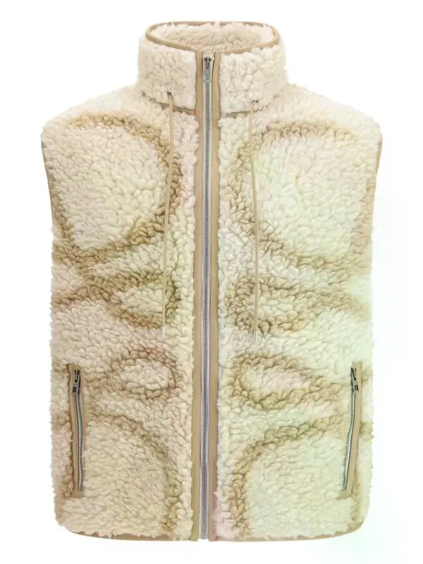 Loewe Zip High-neck Vest - Neutrals