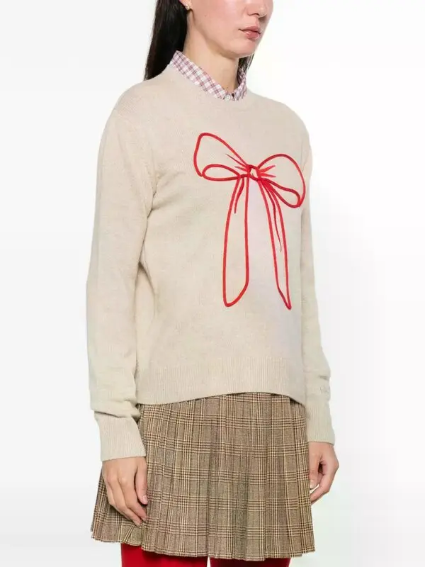 MC2 SAINT BARTH Bow-detail Sweater