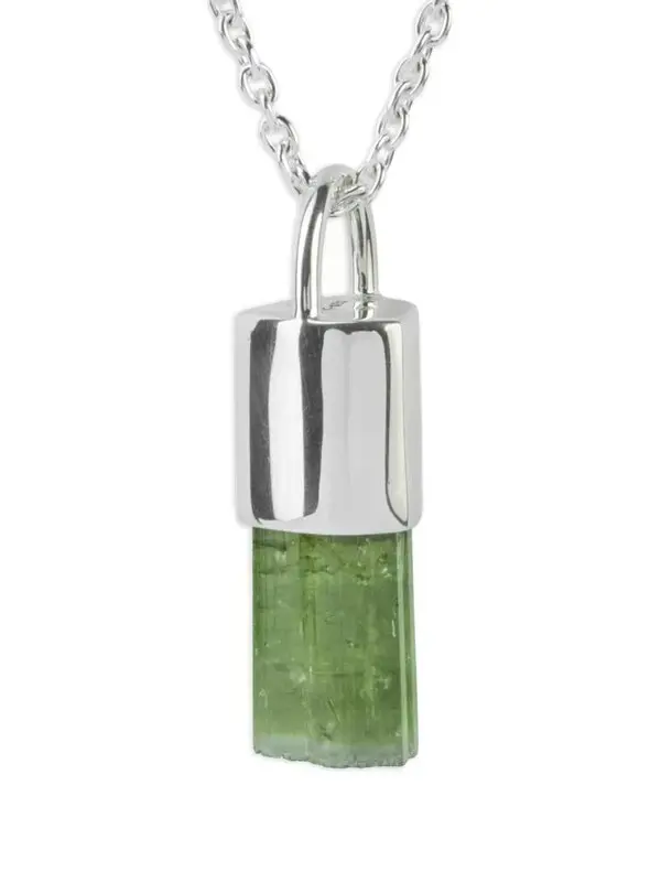 PARTS OF FOUR Sterling Talisman Tourmaline Pendant Necklace - Silver