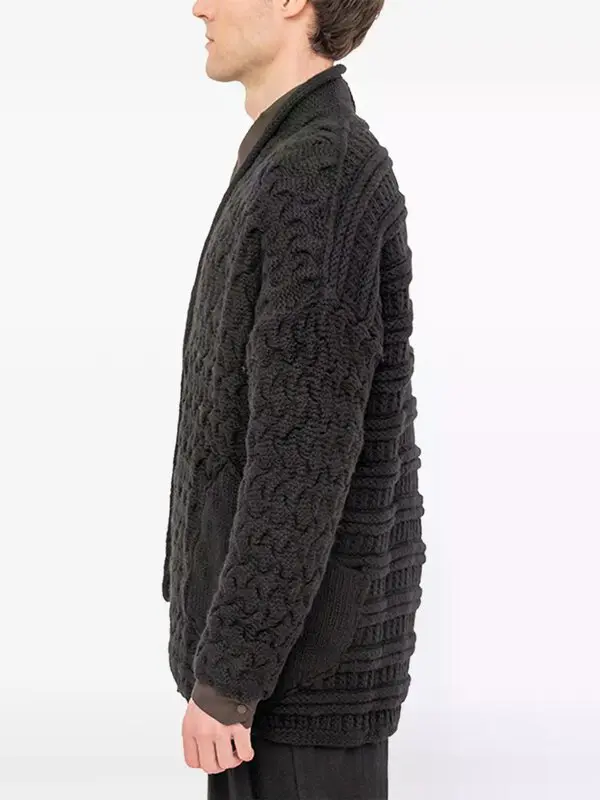 DEVOA Textured Cardigan