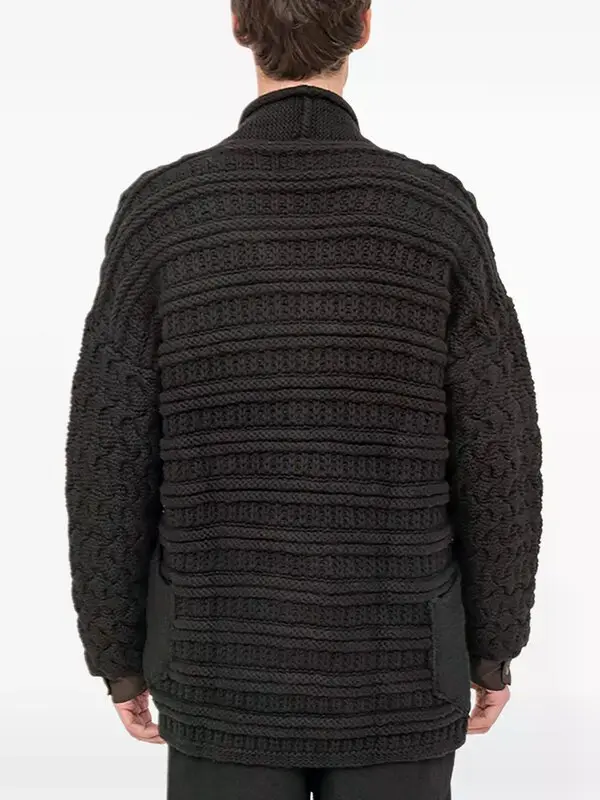 DEVOA Textured Cardigan