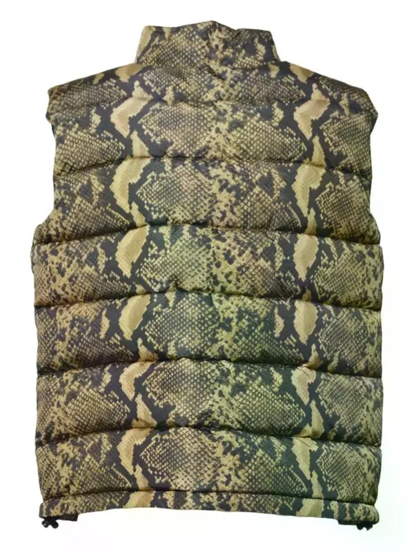 Aspesi Zip-up Snake-print Gilet