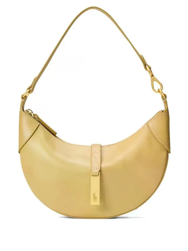 Polo Ralph Lauren Polo Id Leather Shoulder Bag - Neutrals