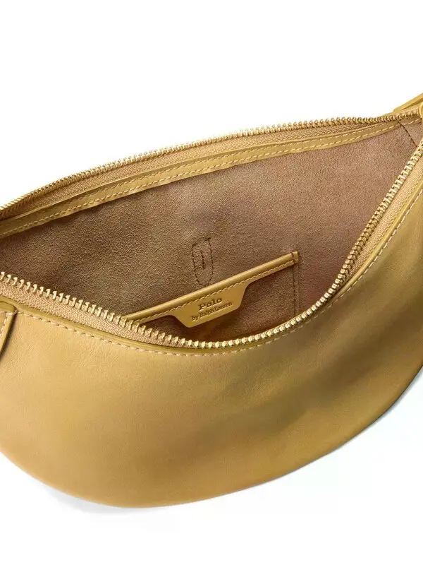 Polo Ralph Lauren Polo Id Leather Shoulder Bag - Neutrals