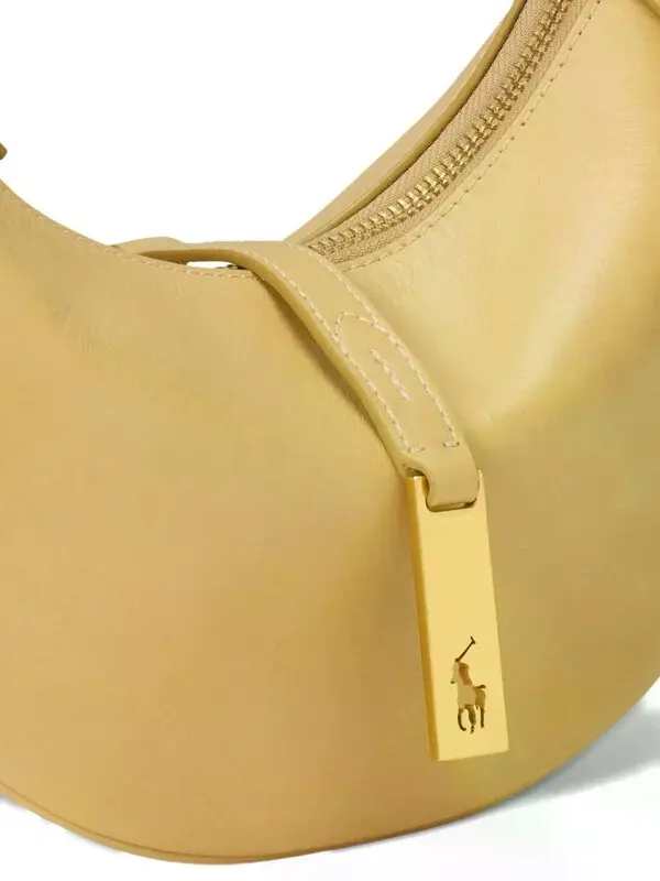 Polo Ralph Lauren Polo Id Leather Shoulder Bag - Neutrals