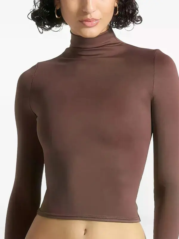 Manière De Voir Alea Long-sleeve Top - Brown