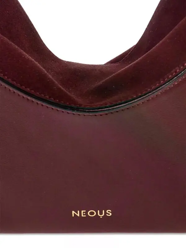 NEOUS Leather Tote Bag With Chain Strap