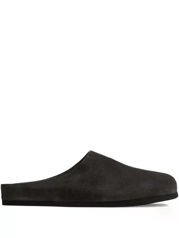 COMMON PROJECTS Suede Flat Mules