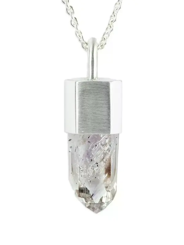 PARTS OF FOUR Talisman Amethyst Necklace - Silver