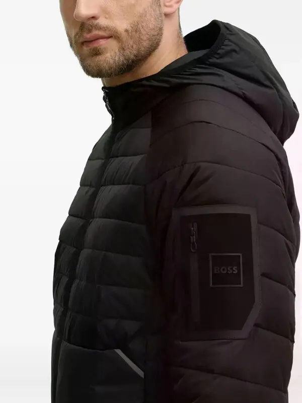 BOSS Quilted Hooded Jacket