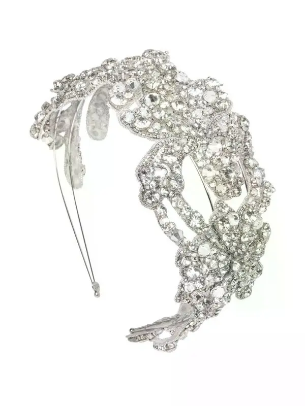 JENNIFER BEHR Crystal Embellished Tressa Headband - Silver