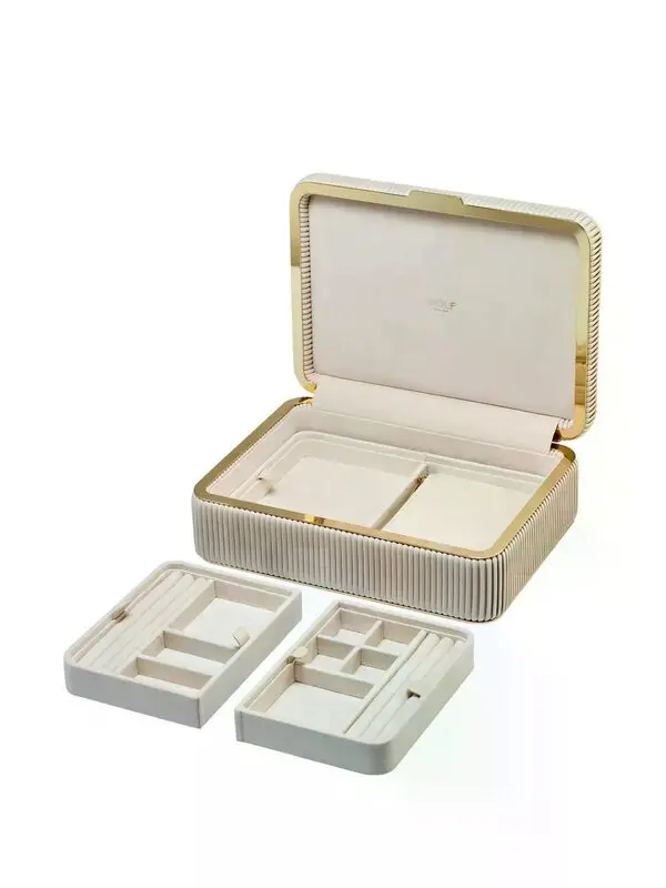 Wolf Medium Bella Jewellery Box - Neutrals