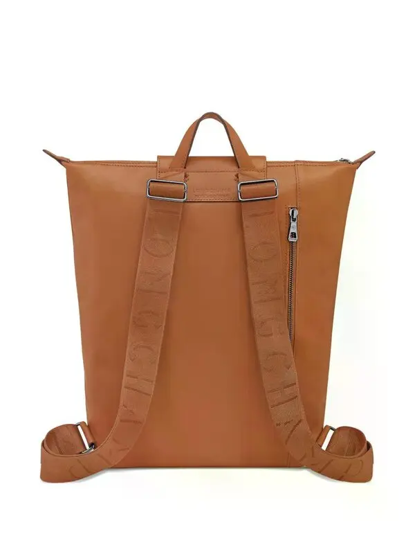 Longchamp Le Pliage Xtra M Flap-detail Backpack - Orange