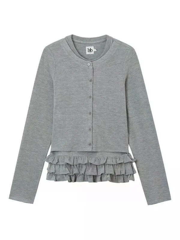 B+AB Ruffled Cardigan