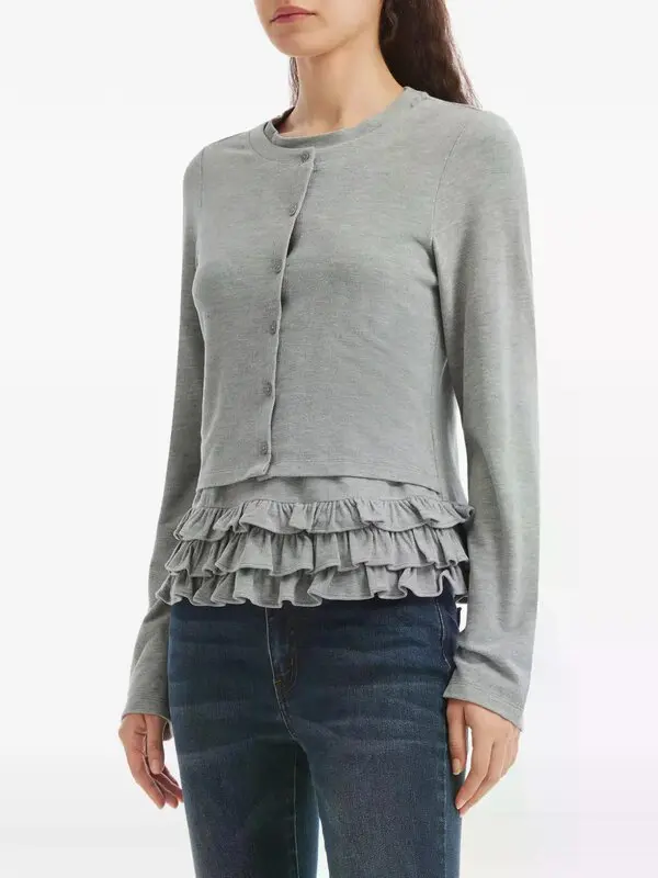 B+AB Ruffled Cardigan