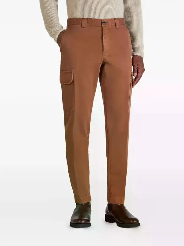 SLOWEAR Cargo-pocket Cotton Trousers