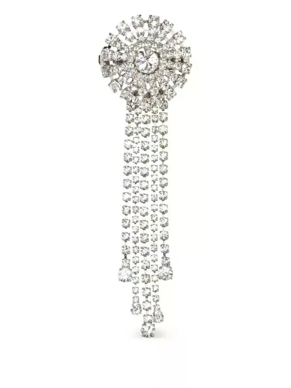 JENNIFER BEHR Crystal Zelina Barrette - Silver