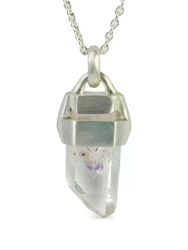 PARTS OF FOUR Talisman Amethyst Pendant Necklace - Silver