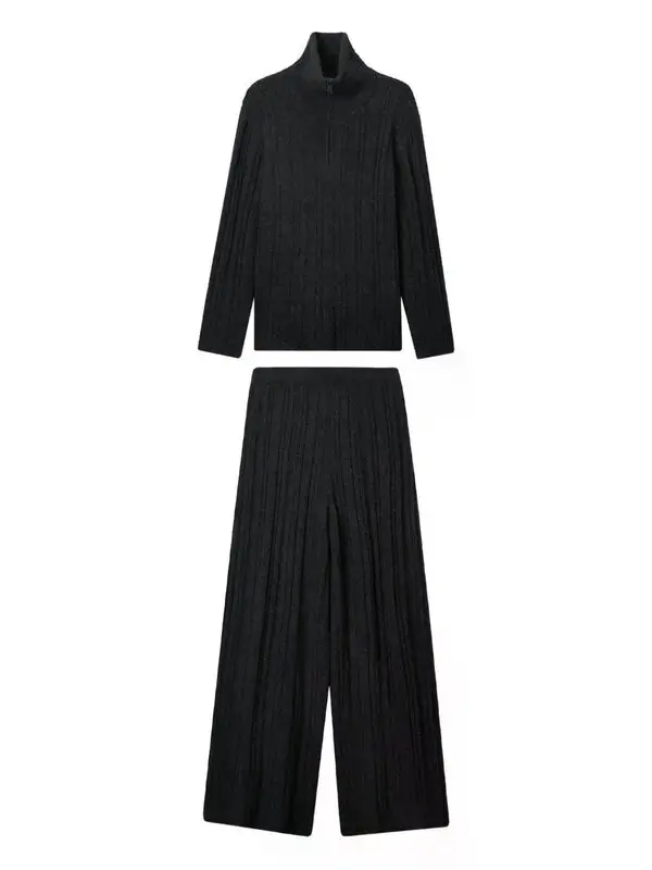 B+AB Ribbed High-neck Trousers