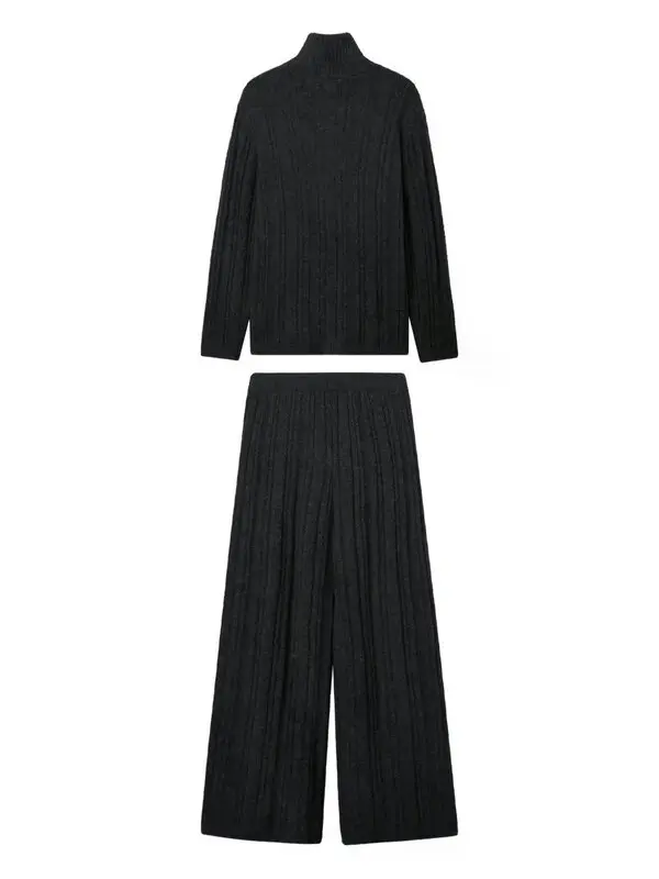 B+AB Ribbed High-neck Trousers