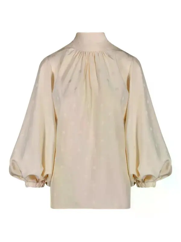 Johanna Ortiz Flying Sky Tie-neck Top
