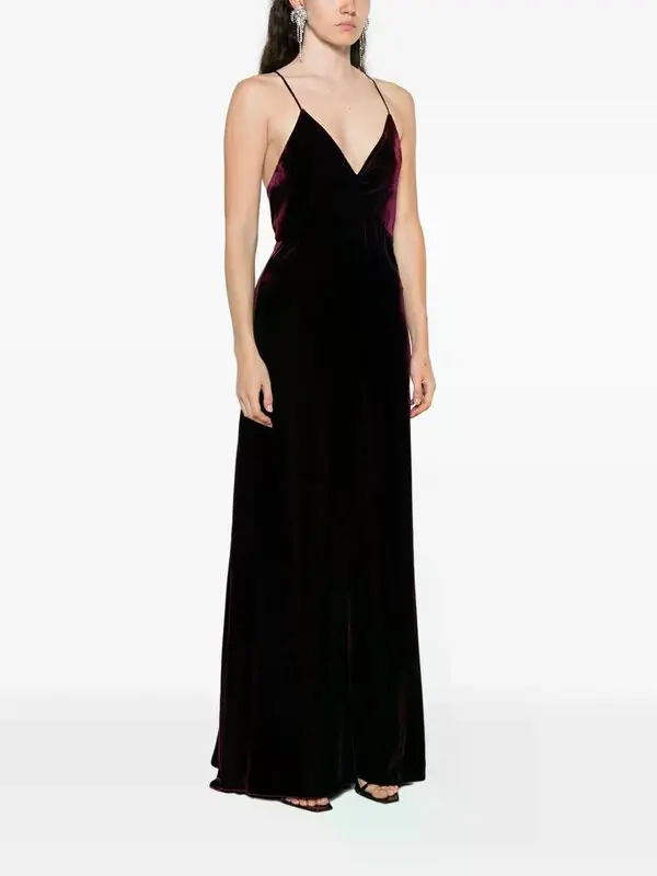 FORTE_FORTE V-neck Maxi Dress