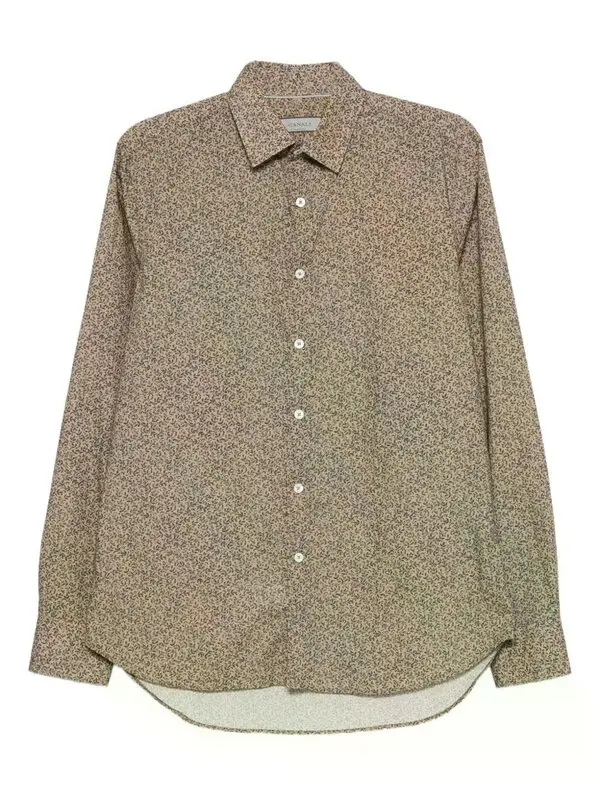 Canali Floral-print Shirt