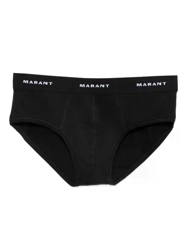 MARANT Benji Logo-waistband Briefs - Black