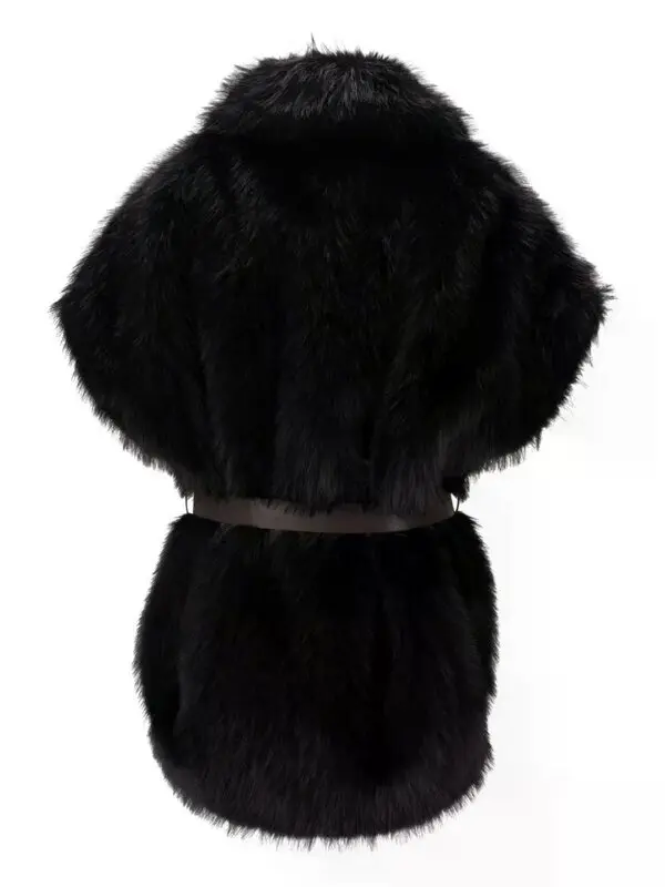 P.a.r.o.s.h Belted Faux Fur Gilet