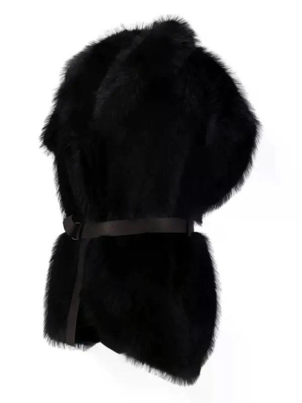 P.a.r.o.s.h Belted Faux Fur Gilet