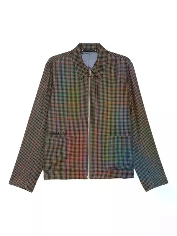 Paul Smith Checked-pattern Zip-fastening Overshirt