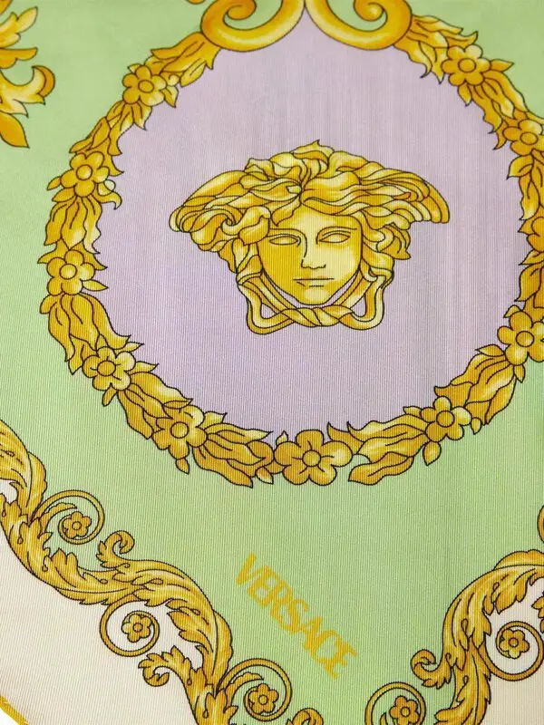 Versace Medusa-motif Silk Scarf