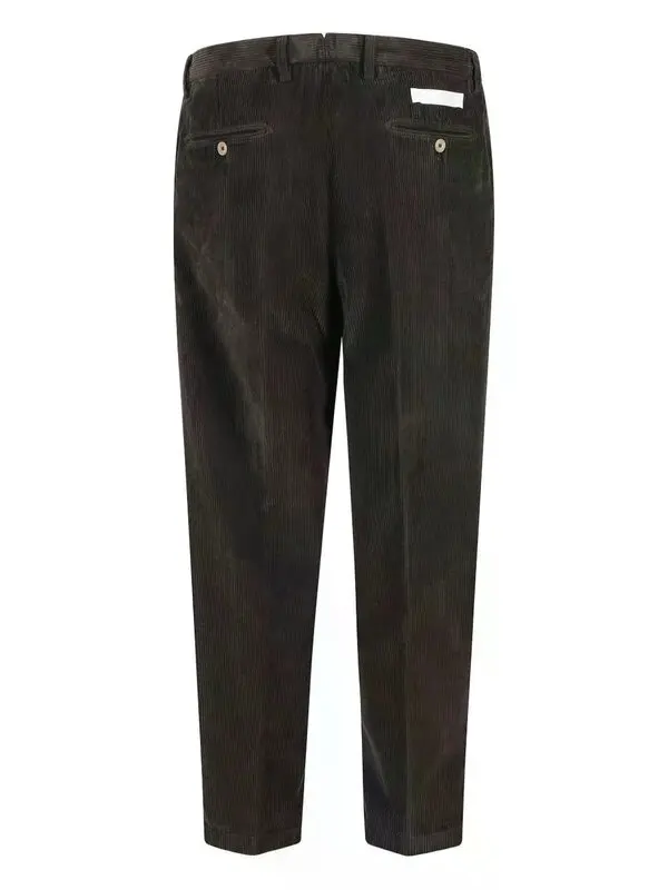BRIGLIA 1949 Pleated Corduroy Trousers