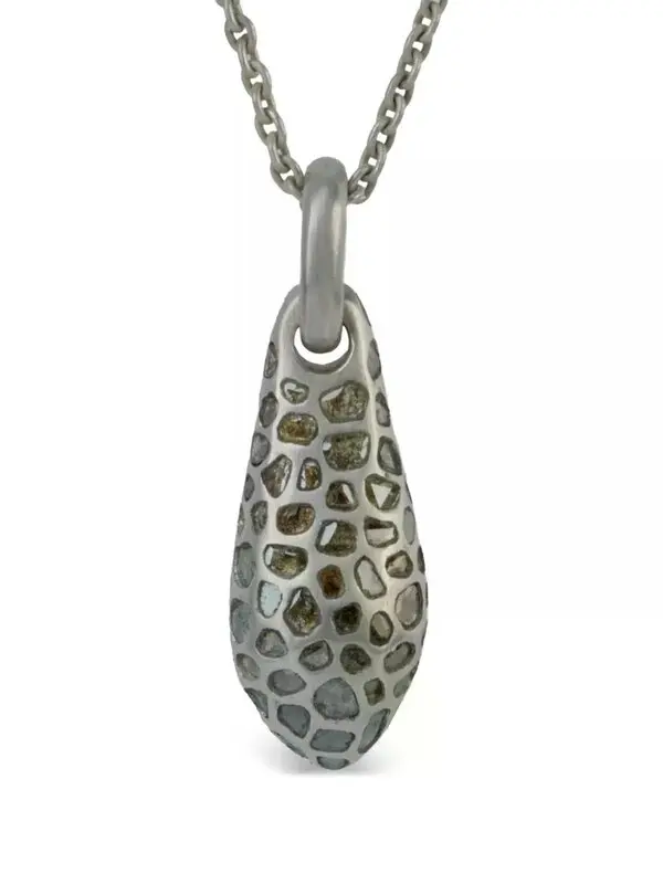 PARTS OF FOUR Sterling Chrysalis Diamond Necklace - Silver