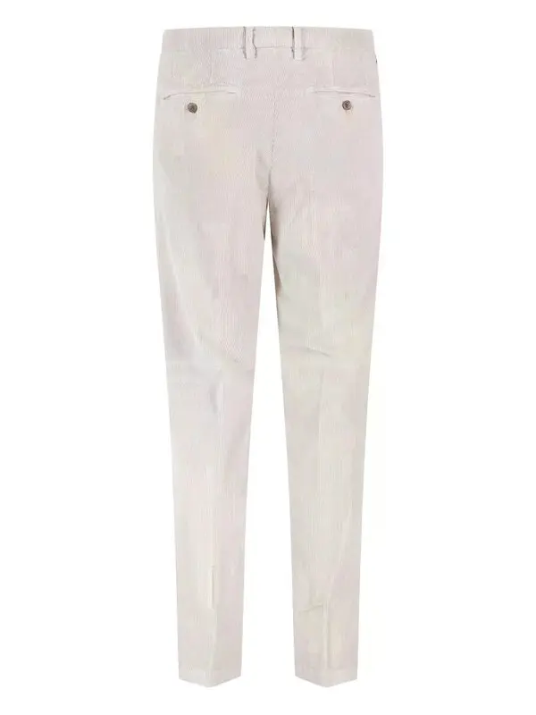 MYTHS Pleated Corduroy Trousers - Neutrals