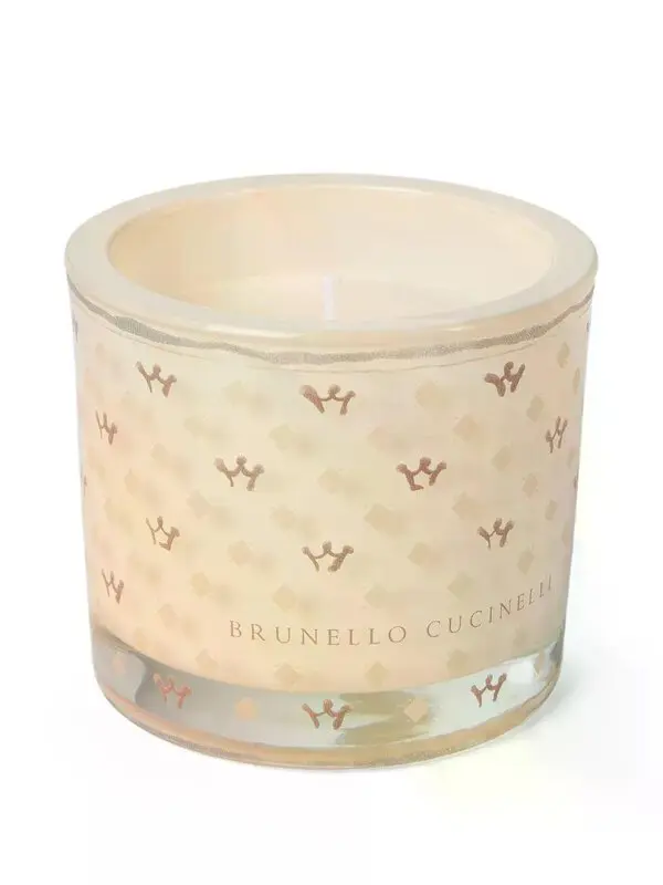Brunello Cucinelli Geometric Pattern Candle