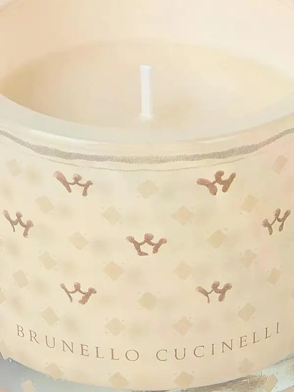 Brunello Cucinelli Geometric Pattern Candle