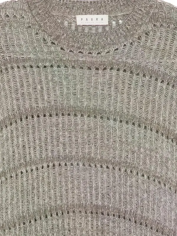 PAURA Efesto Striped Knitwear
