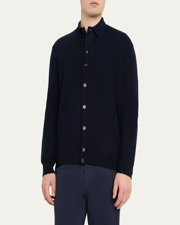 Loro Piana Classic Baby Cashmere Cardigan