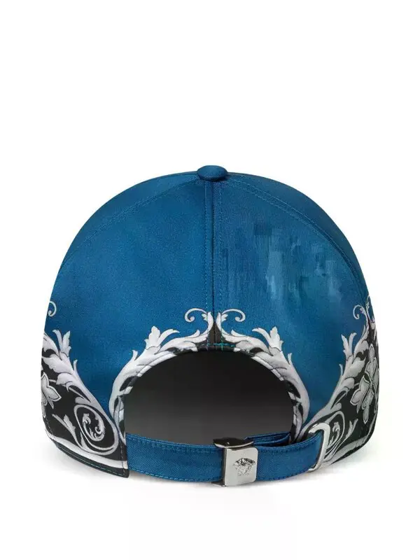 Versace Baseball Cap With Hall Of Heroes Print