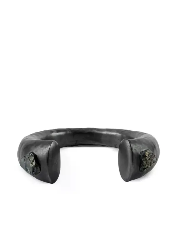 PARTS OF FOUR Crystal-embellished Bracelet - Black
