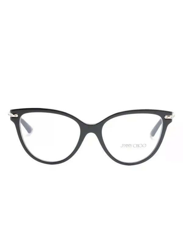JIMMY CHOO Cat-eye Frame Glasses - Black