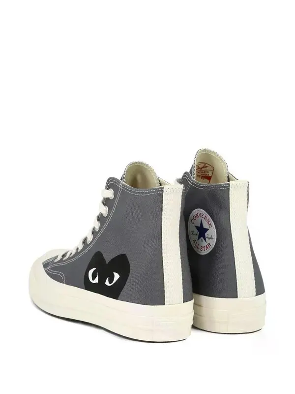 CONVERSE X COMME DES GARONS PLAY Chuck Taylor '70 Heart-print Sneakers - Grey