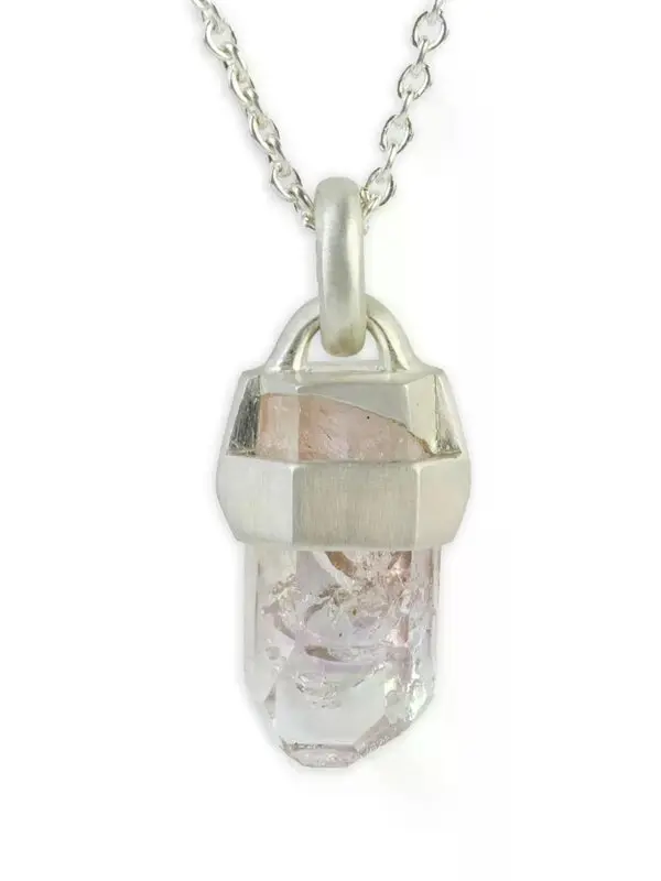 PARTS OF FOUR Talisman Amethyst Pendant Necklace - Silver