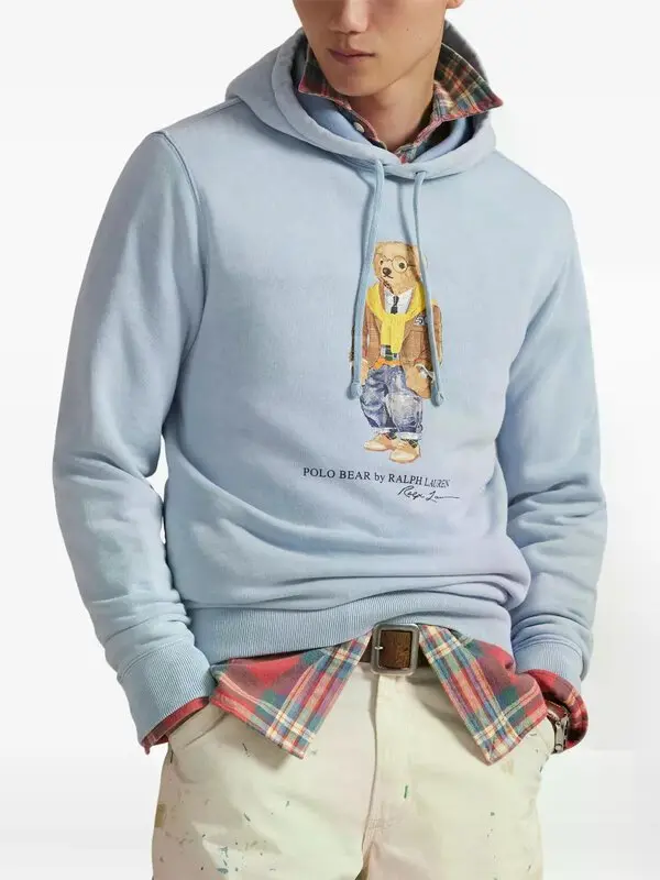 Polo Ralph Lauren Graphic Print Hoodie - Blue