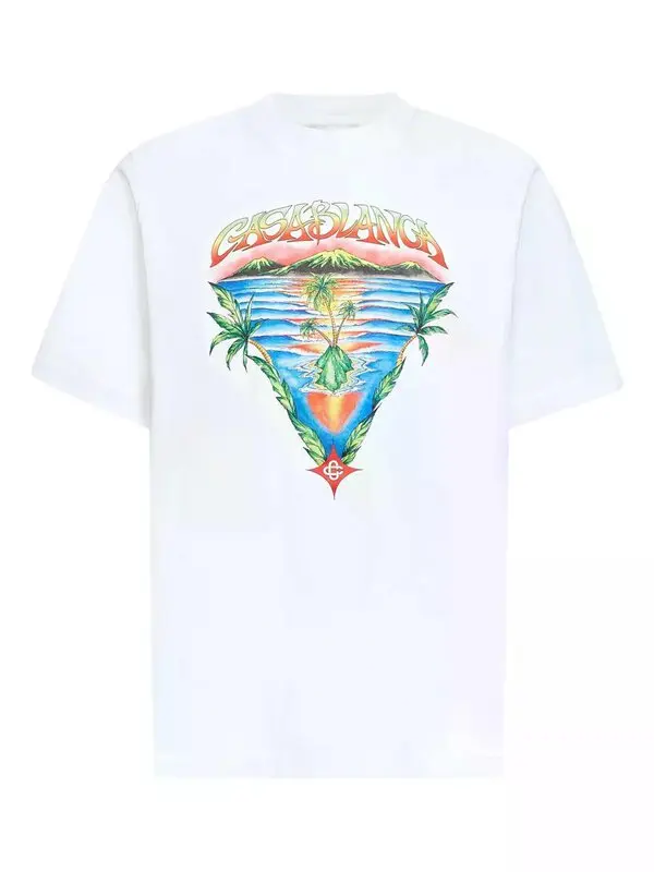 Casablanca Innocence Triangle T-shirt - White